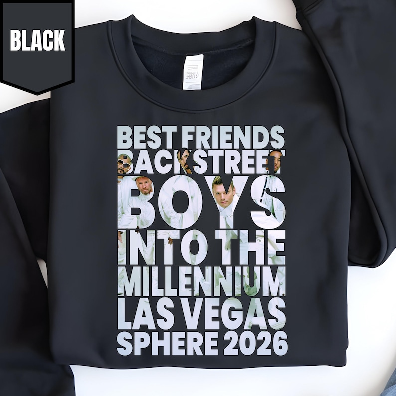 Custom Backstreet Boys Into the Millennium Las Vegas Sphere 2026 Shirt ...