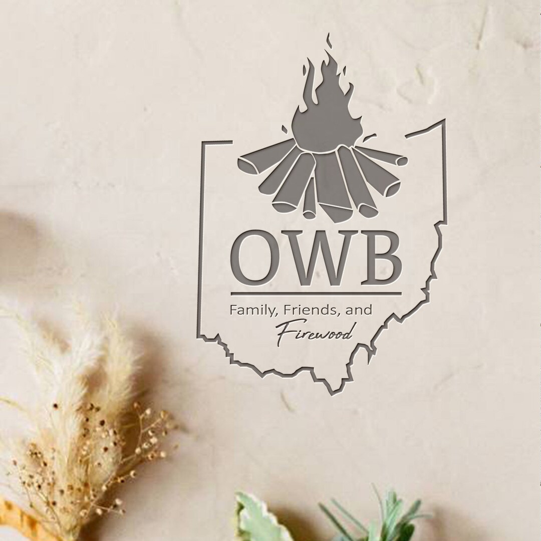 Fire Logo, Wood Logo, Bonfire Brand, Wood Brand, Brand Design - Etsy