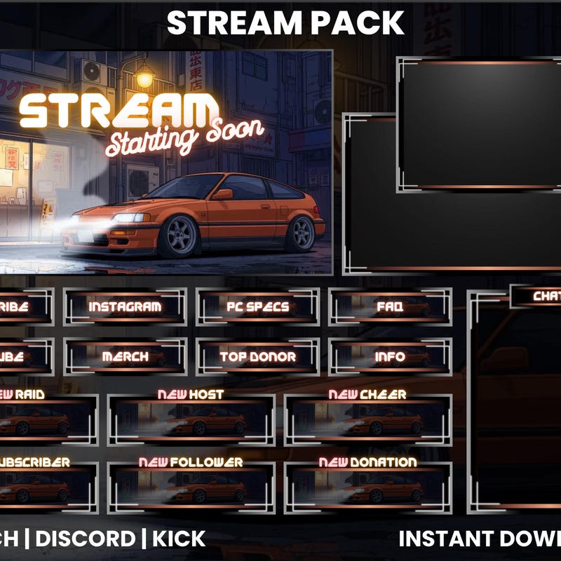 Obs Overlay for Racing - Etsy