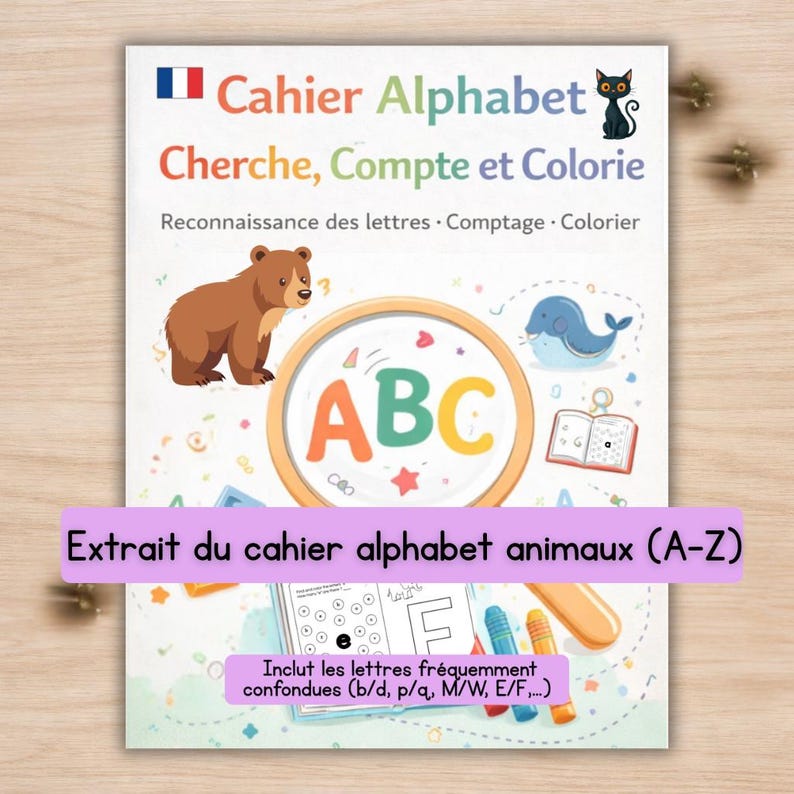 Alphabet Sample – Letter A | Search and Count + Animal Coloring Pages ...