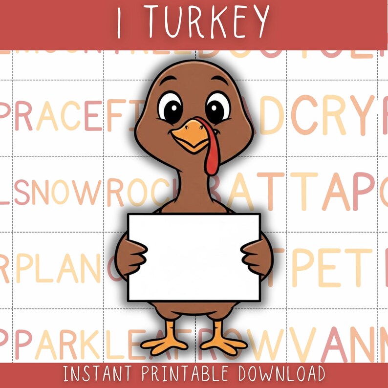 Build a Turkey Spelling Game: Fun, Hands-on Thanksgiving Literacy ...