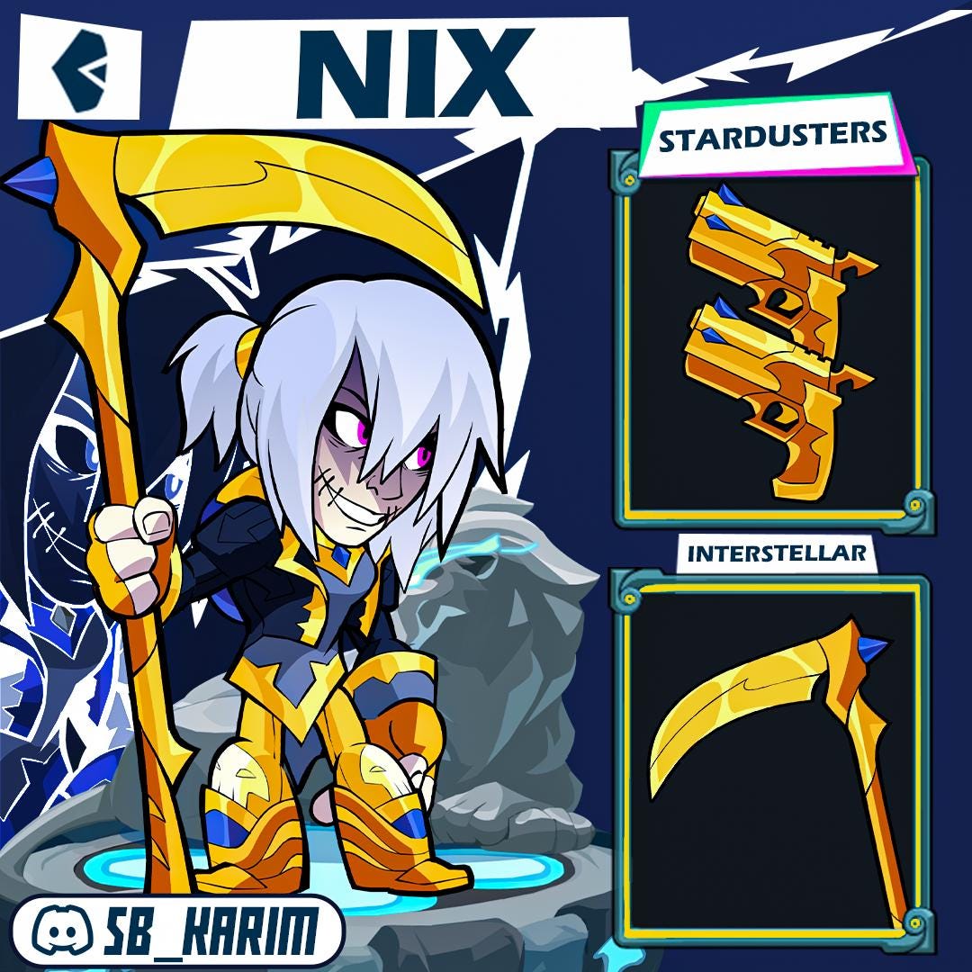 Brawlhalla Skin | Metadev Nix [ Preorder ] - Etsy