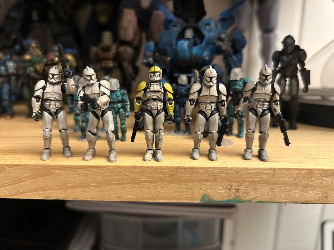 Micro Clone Trooper Pack (poseable) - Etsy Australia