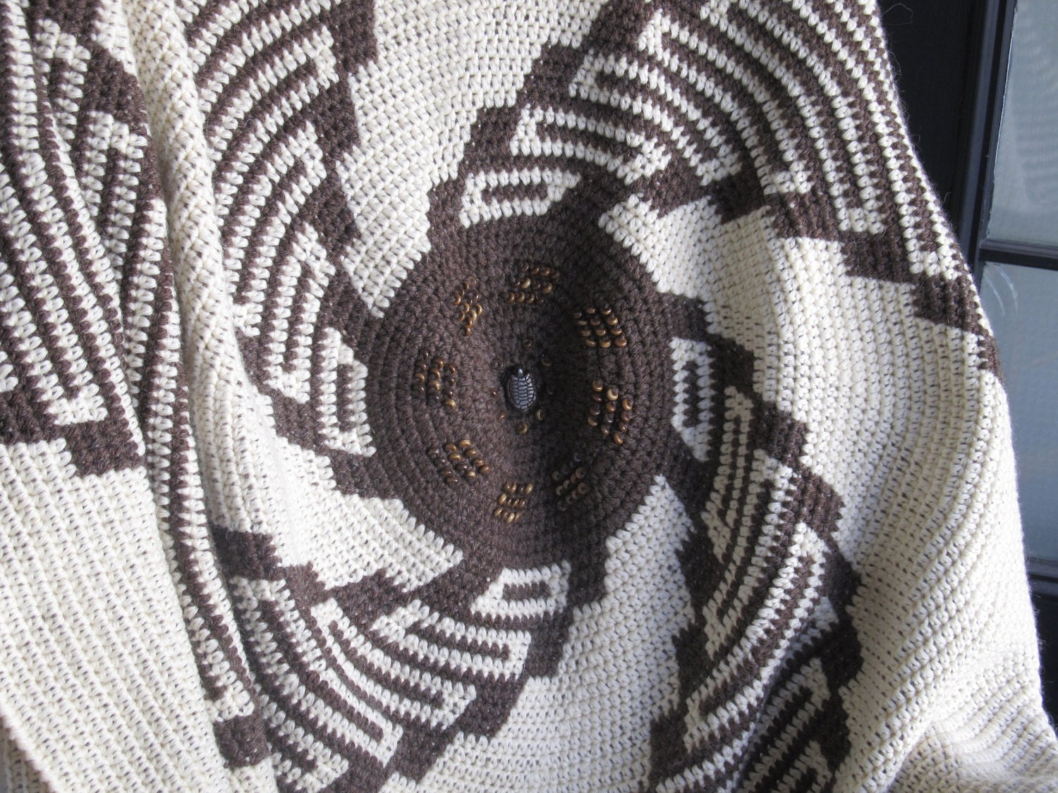 Apachi Vortex Afghan Crochet Pattern - Etsy