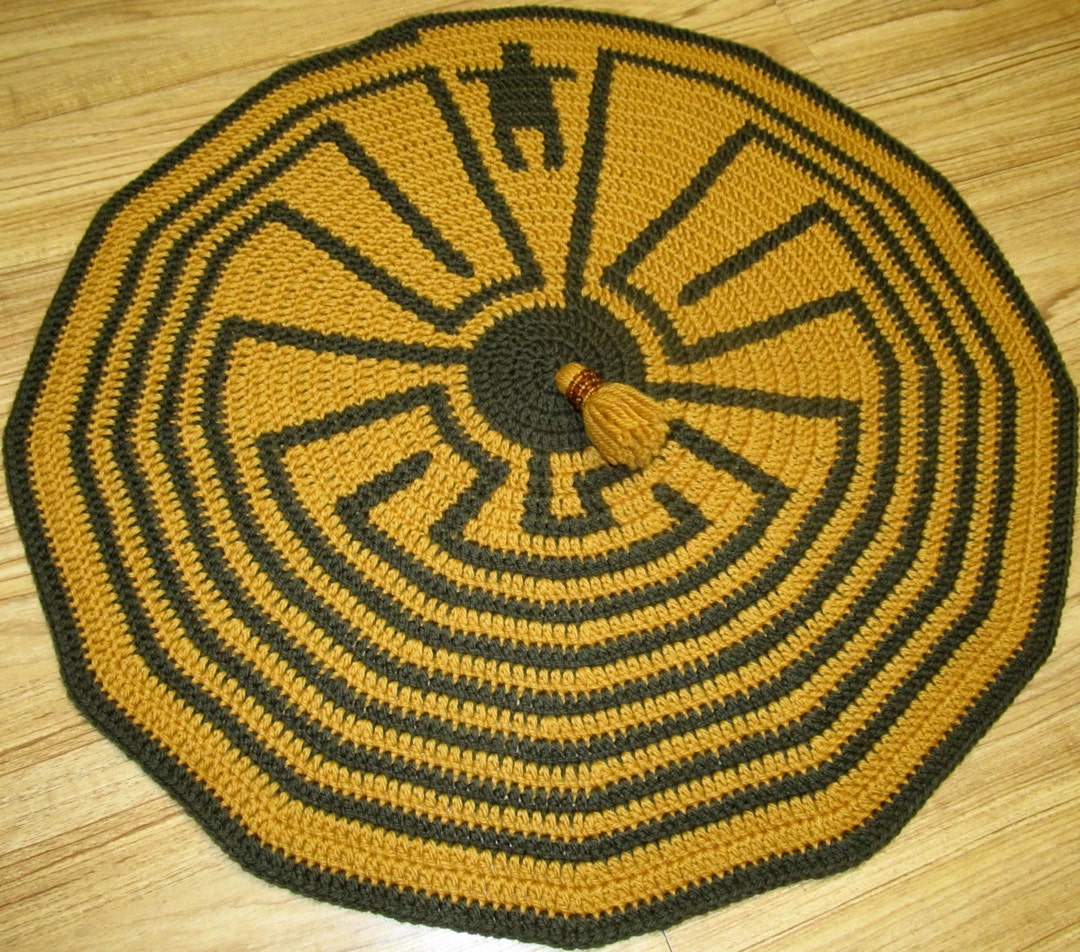 Native American, Man in a Maze, Elder Brother, Labyrinth, Crochet ...