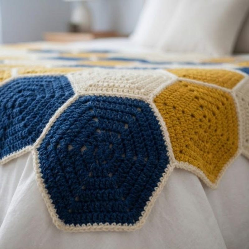 Geometric Modern Bedspread - Etsy