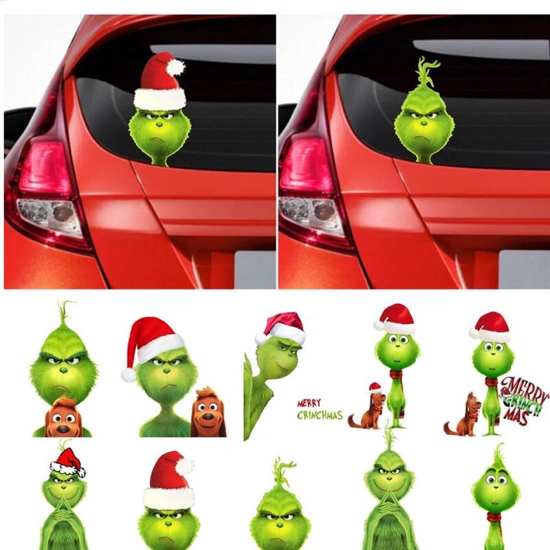 The Grinch Stickers - Etsy
