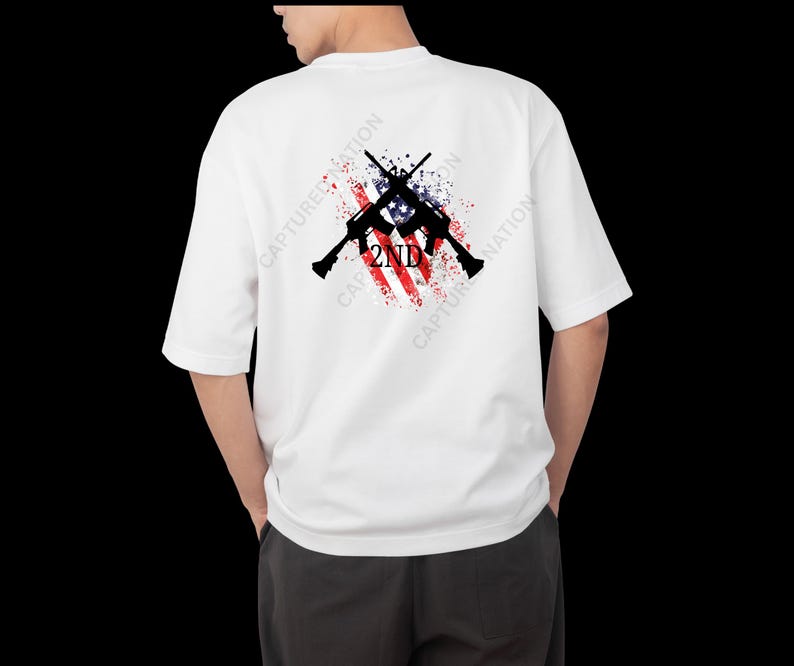 Second Amendment Ar-15s Crossed PNG | American Flag Background ...