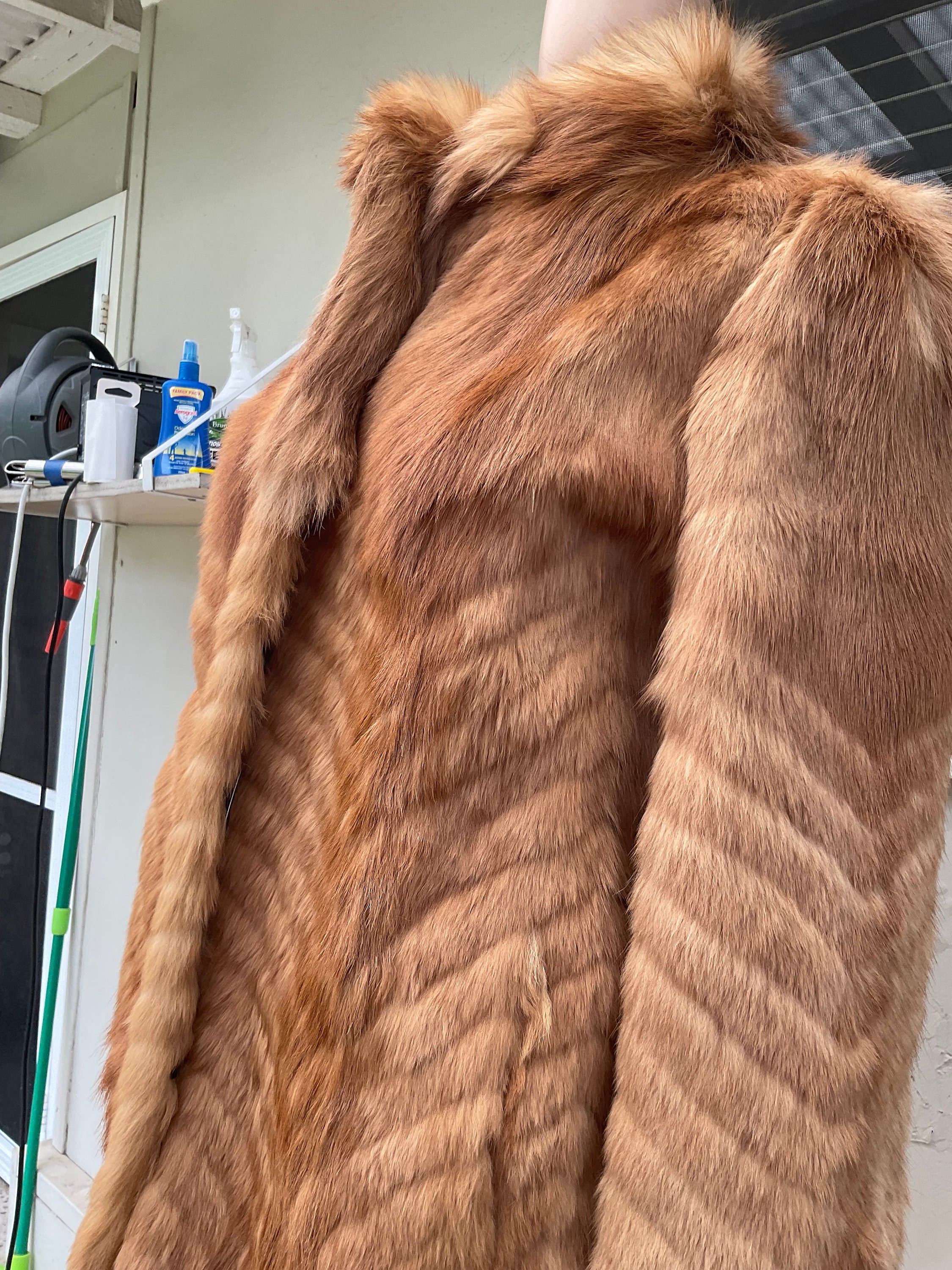 Vtg 70s/80s Natural Genuine Weasel Fur Jacket Coat S - Etsy