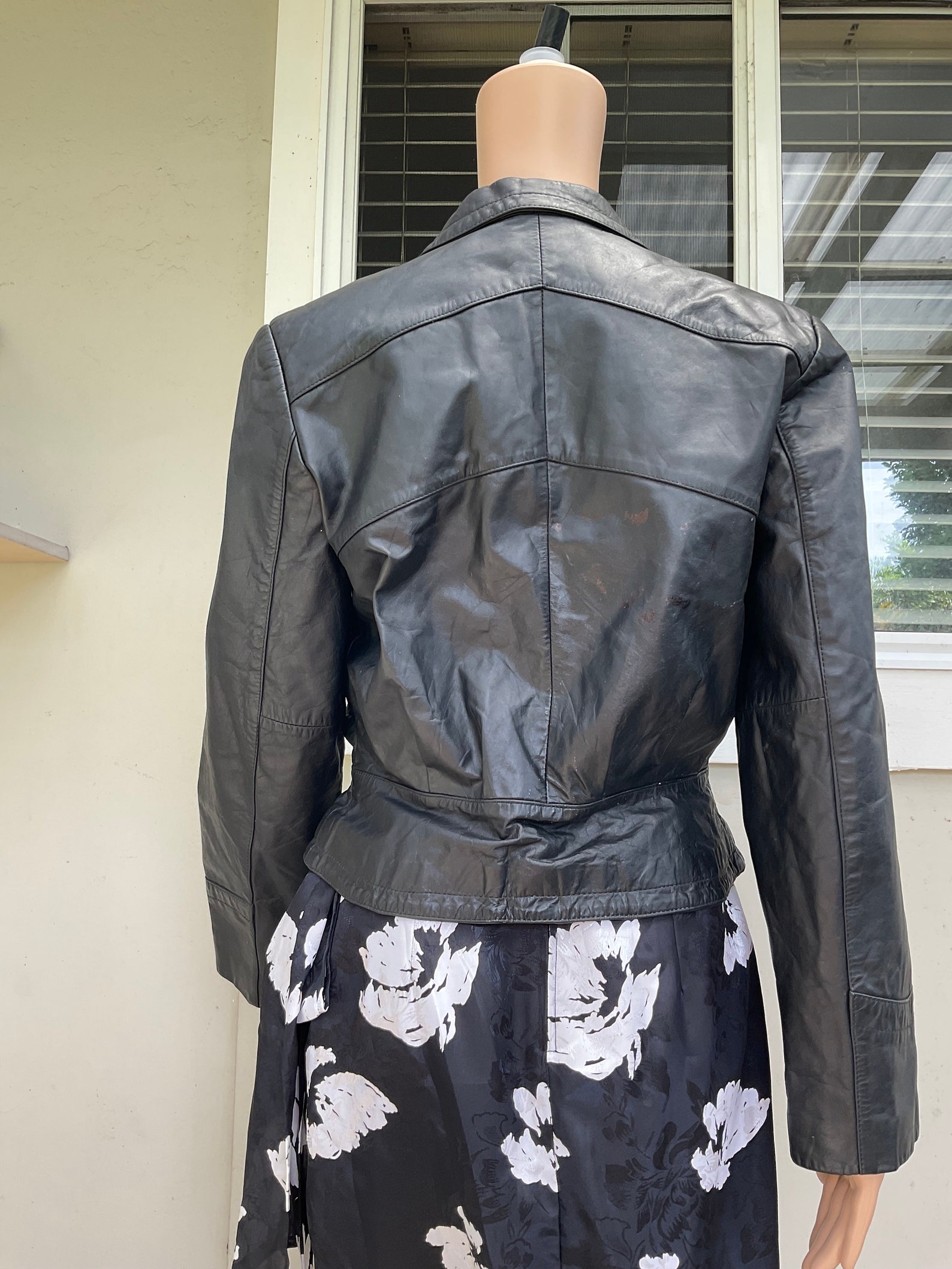 Vtg 80s Black Leather Wilsons USA. Tailored Bomber Jacket S - Etsy