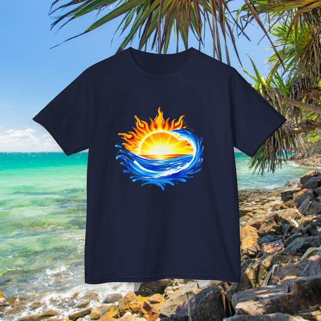 Bad Lad Australia Beach Bum Kids Unisex Tee - Fun, Aussie Pride Kids T ...