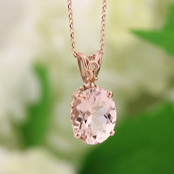 Rose Gold Pendant - Etsy