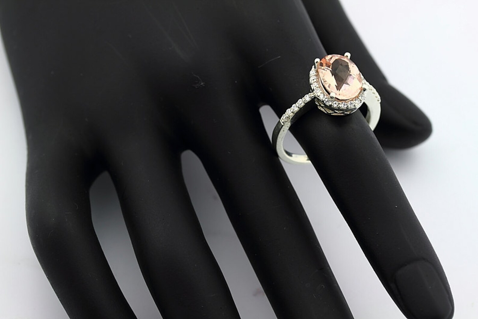 Natural Oval Checkerboard Cut Morganitepink Emerald Solid - Etsy