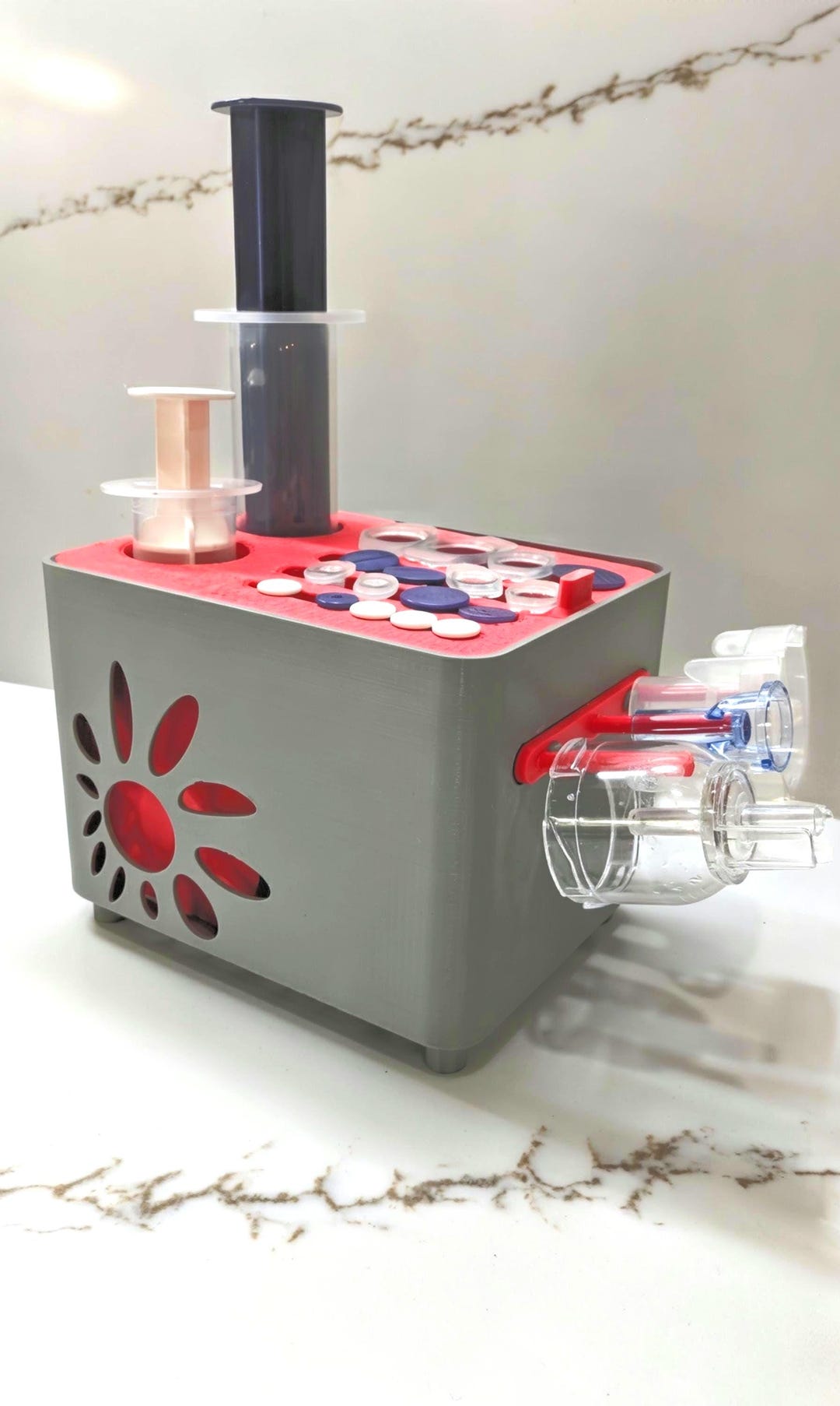 Poppie Syringe Drying Rack – Customizable Medical Supply Organizer for ...