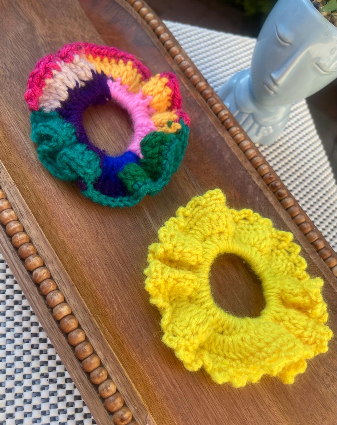 Golden Glow & Rainbow Pop Scrunchies - Etsy