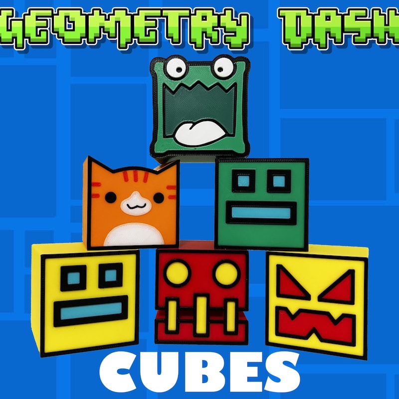 Geometry Dash Plush - Etsy