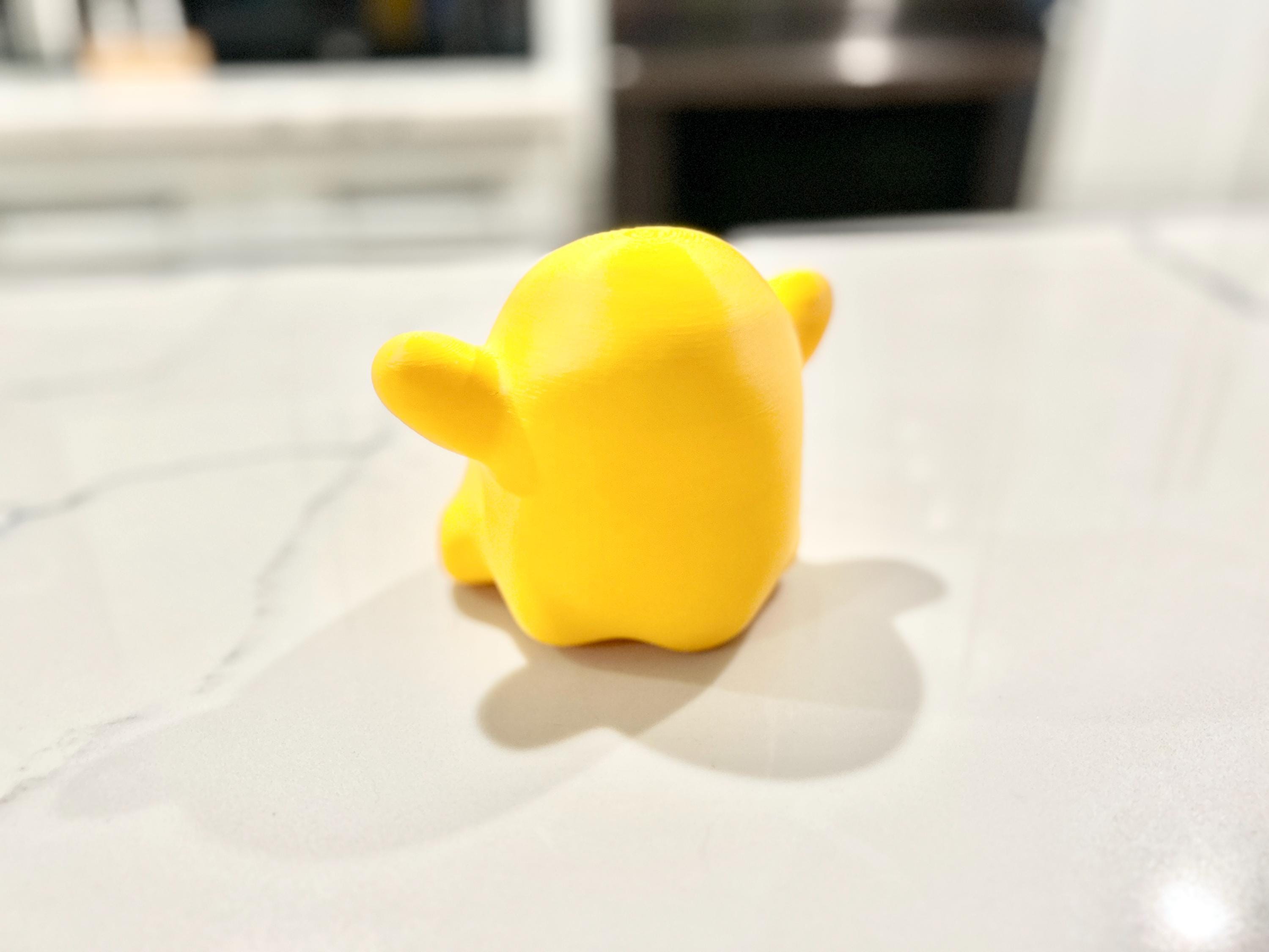 SCP-999 Tickle Monster – Yellow Slime Figurine, Desk Buddy – 3D Printed ...