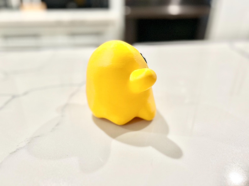 SCP-999 Tickle Monster – Yellow Slime Figurine, Desk Buddy – 3D Printed ...