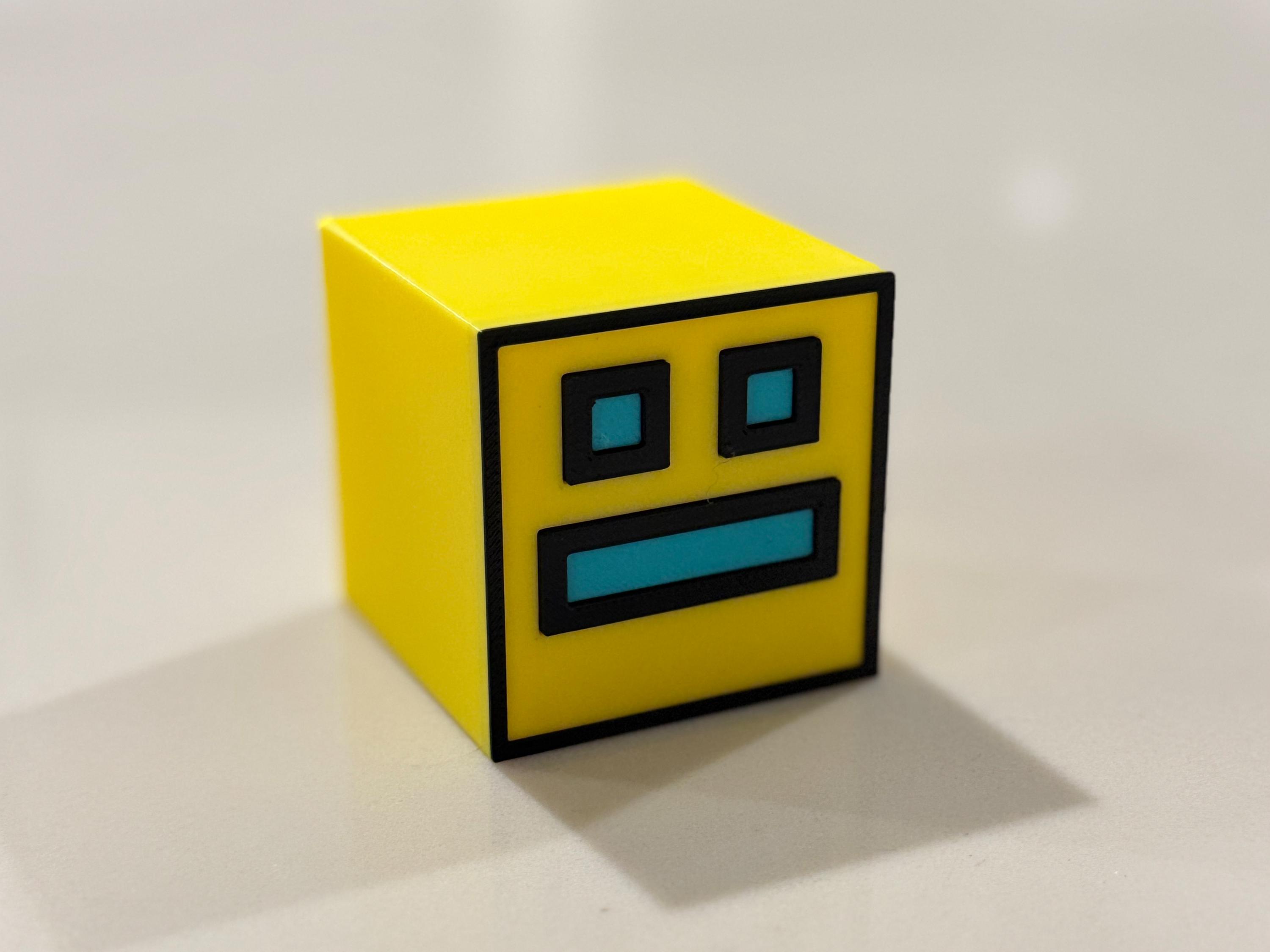 Geometry Dash, 3D Printed Toy, Collectible, Cubes, 2x2x2 In., Gamer ...
