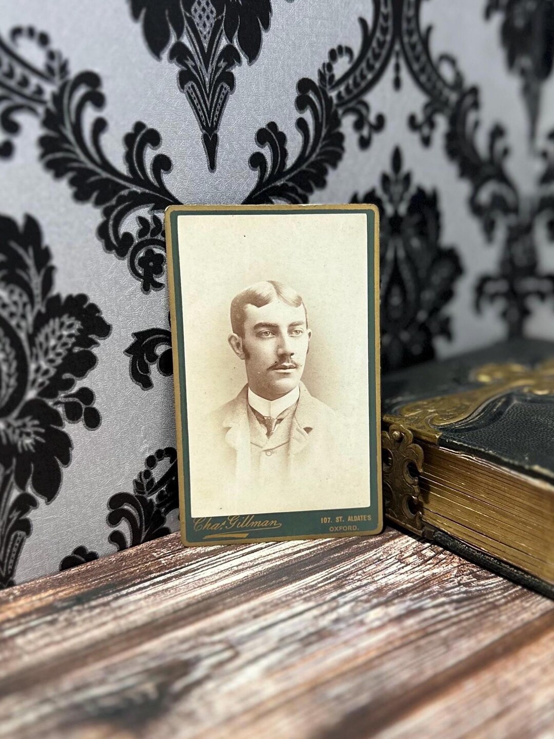Victorian CDV Cabinet Card - Portrait of a Male - Etsy