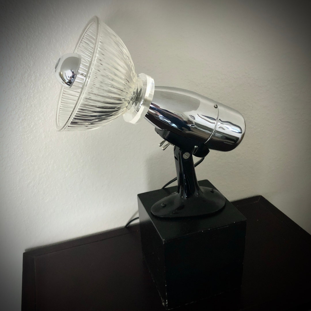 Upcycled Vintage Hair Dryer Retro Scifi Ray Gun Lamp - Etsy