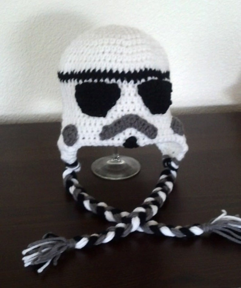 Star Wars Stormtrooper Hat, Crocheted Star Wars - Etsy