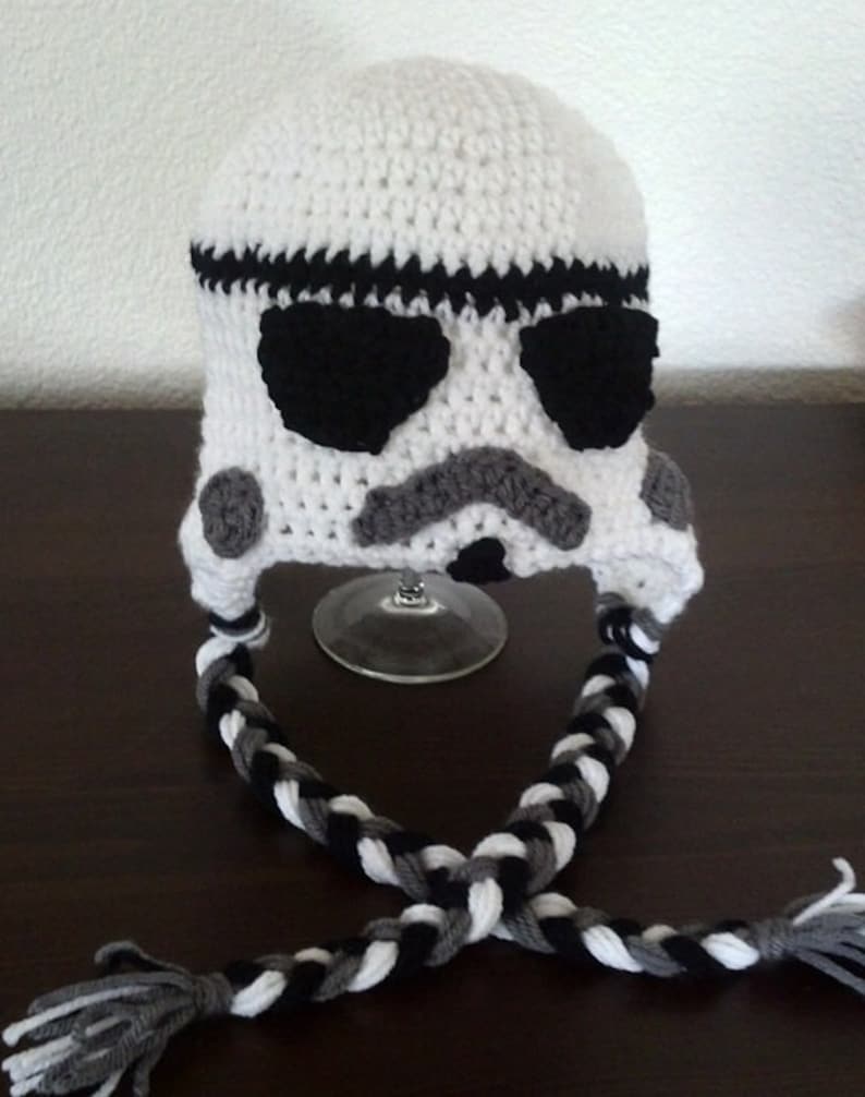 Star Wars Stormtrooper Hat, Crocheted Star Wars - Etsy