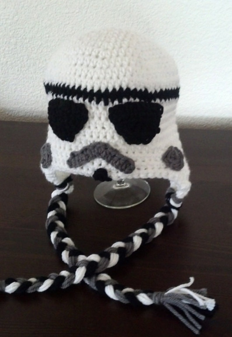Star Wars Stormtrooper Hat, Crocheted Star Wars - Etsy