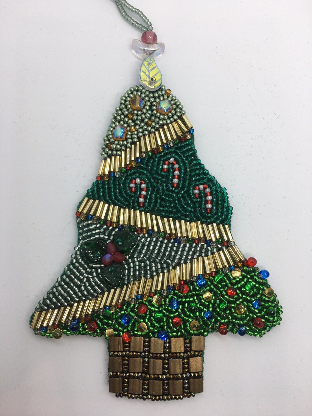 Christmas Tree Beaded Ornament Tutorial – PDF Instructions ONLY - Etsy