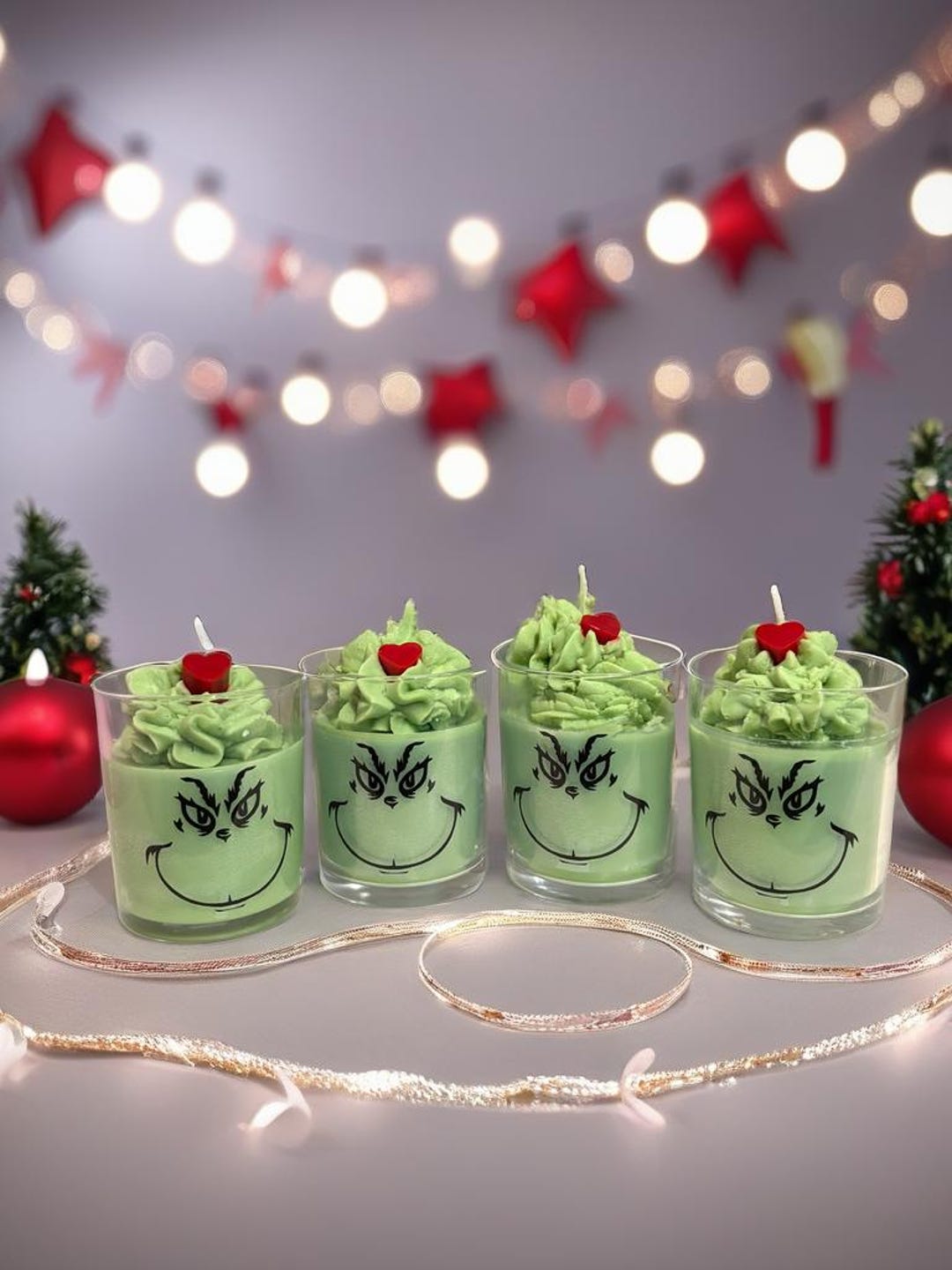 THE GRINCH Candle / Candle the Grinch - Etsy