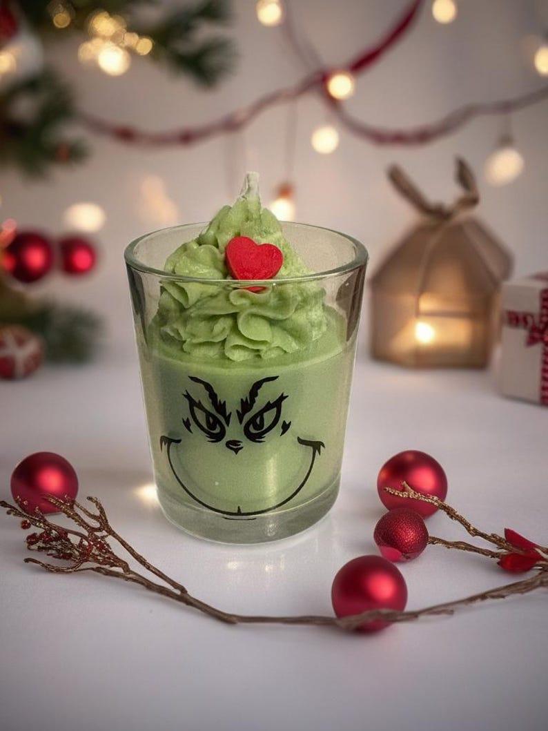 THE GRINCH Candle / Candle the Grinch - Etsy