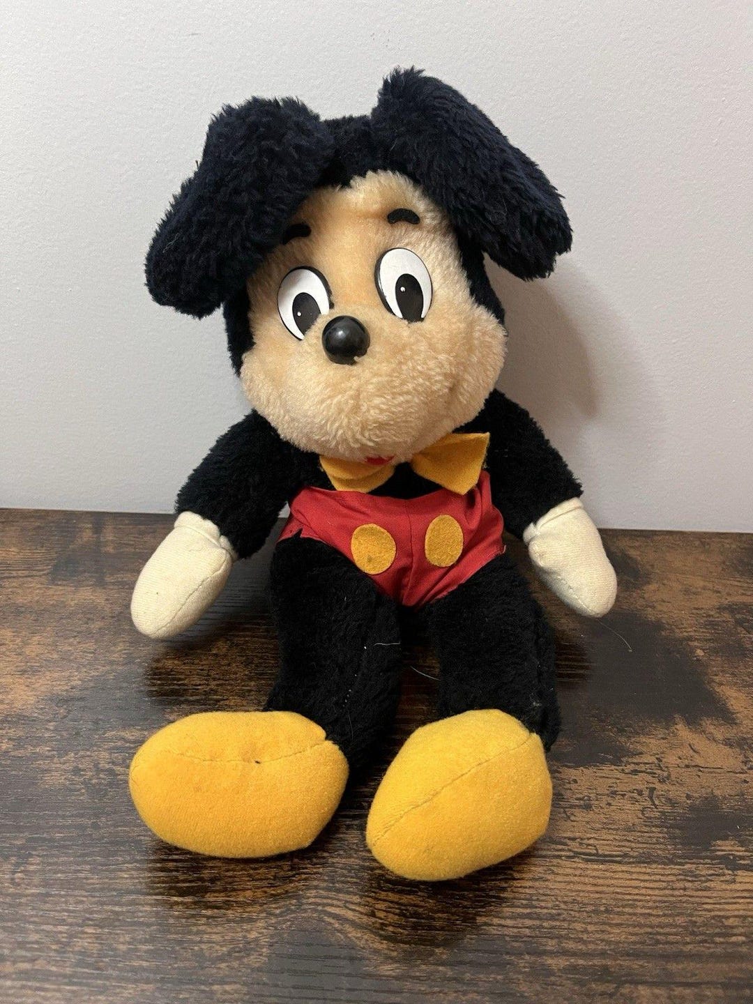 Vintage 1960s-70s Knickerbocker Mickey Mouse 16 Plush Walt Disney - Etsy