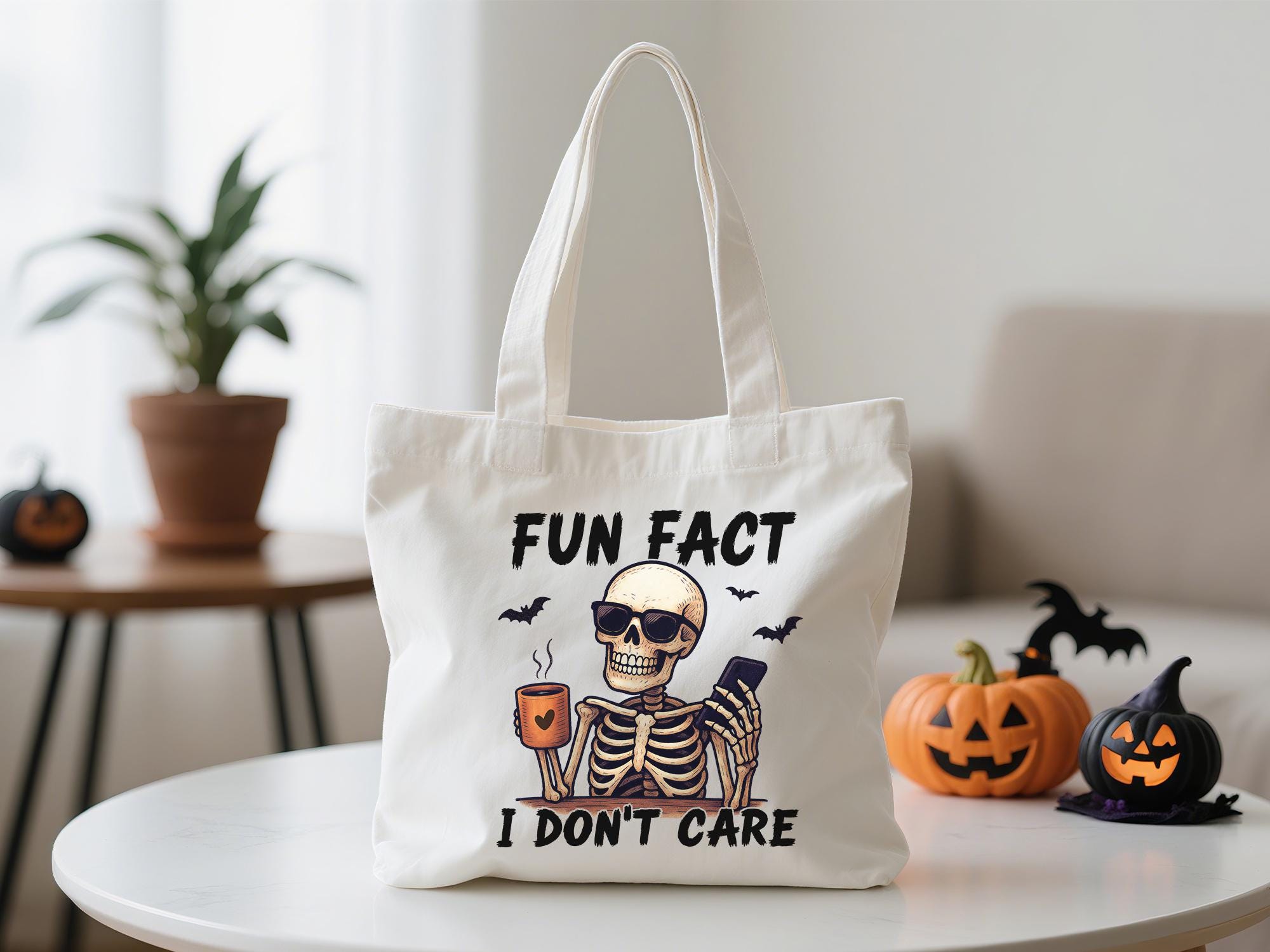 Fun Fact I Don’t Care Skeleton Png, Funny Halloween Digital Download ...