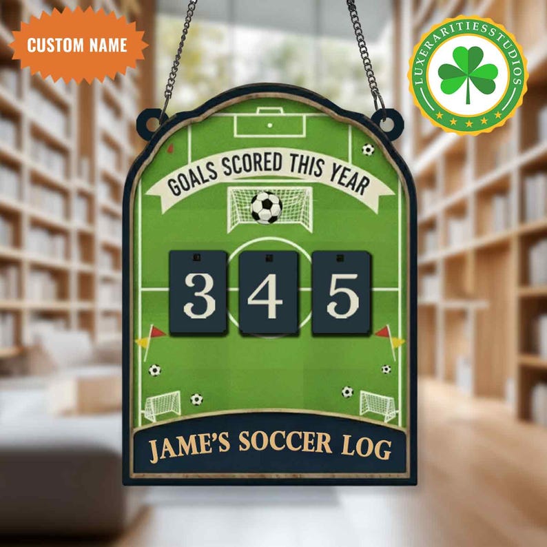 Custom Soccer Goal Tracker Sign, Player Points Tracker, Wooden Sports ...