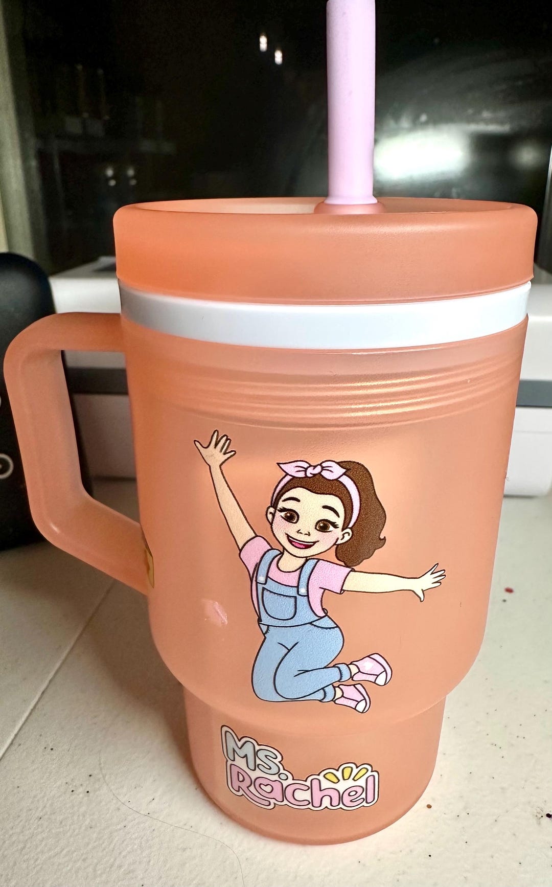 10 Ounce Ms. Rachel (my First Tumbler) Sippy Cup - Etsy