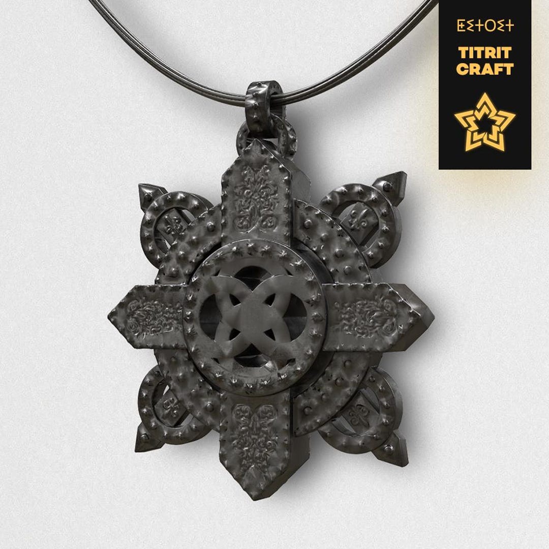 Celtic Cross Medieval Pendant STL / OBJ – 3D Printable Necklace Design ...