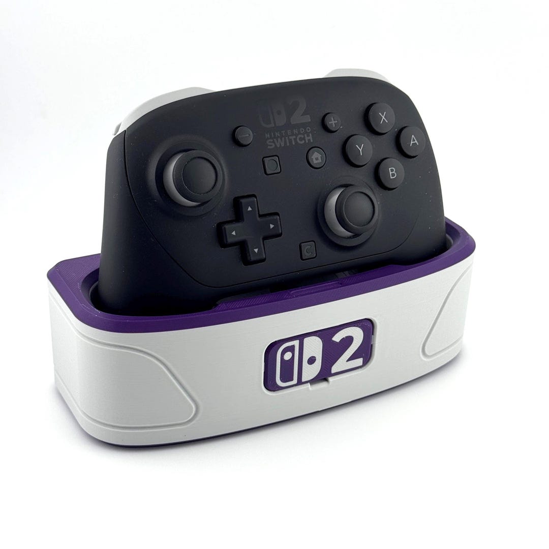 Nintendo Switch 2 Pro Controller Charging Dock, Game Storage, and ...