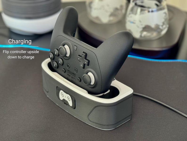 Personalized Nintendo Switch 2 Pro Controller Charging Dock: Gamertag ...