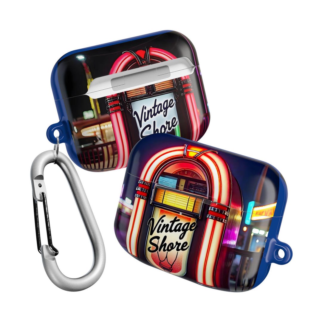 Vintage Shore Designed Retro Jukebox AirPod Case - Airpods, Earbuds ...