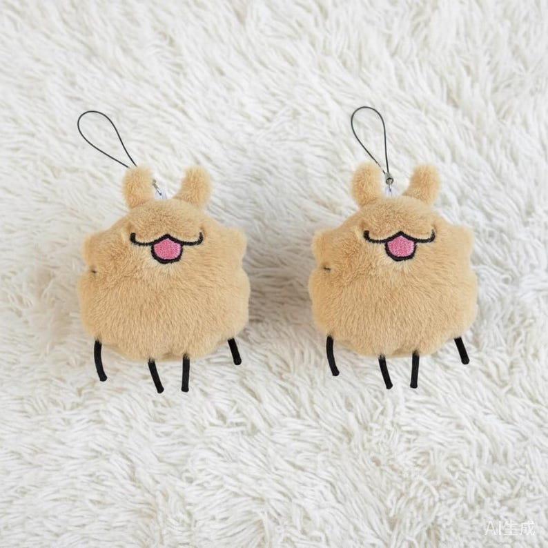 Hollow Knight Silksong Flea Dog Plush Keychain, Cute Chirping Plush Toy ...