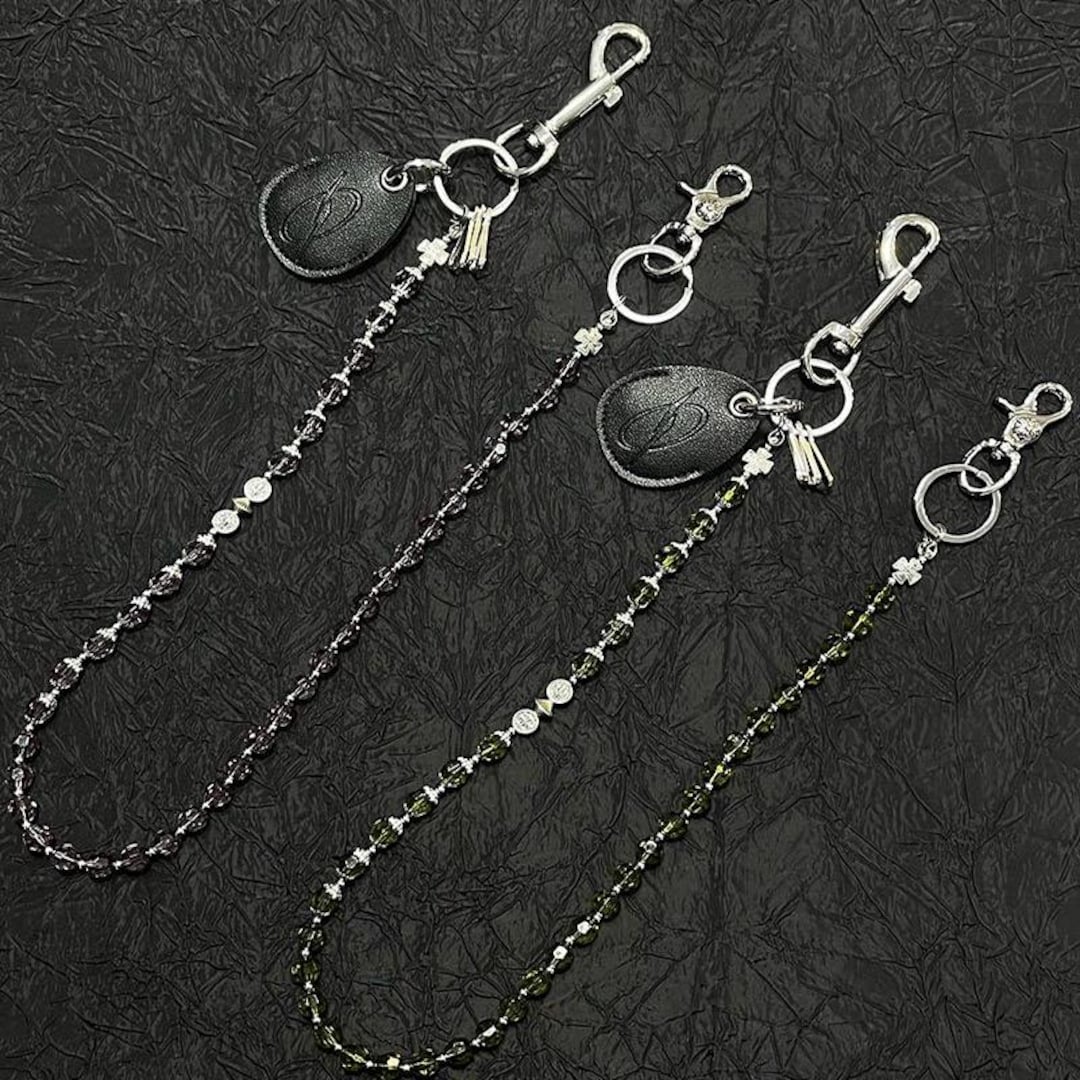 Handcrafted Crystal Beaded Pants Chain, DIY Transparent Waist Chain ...