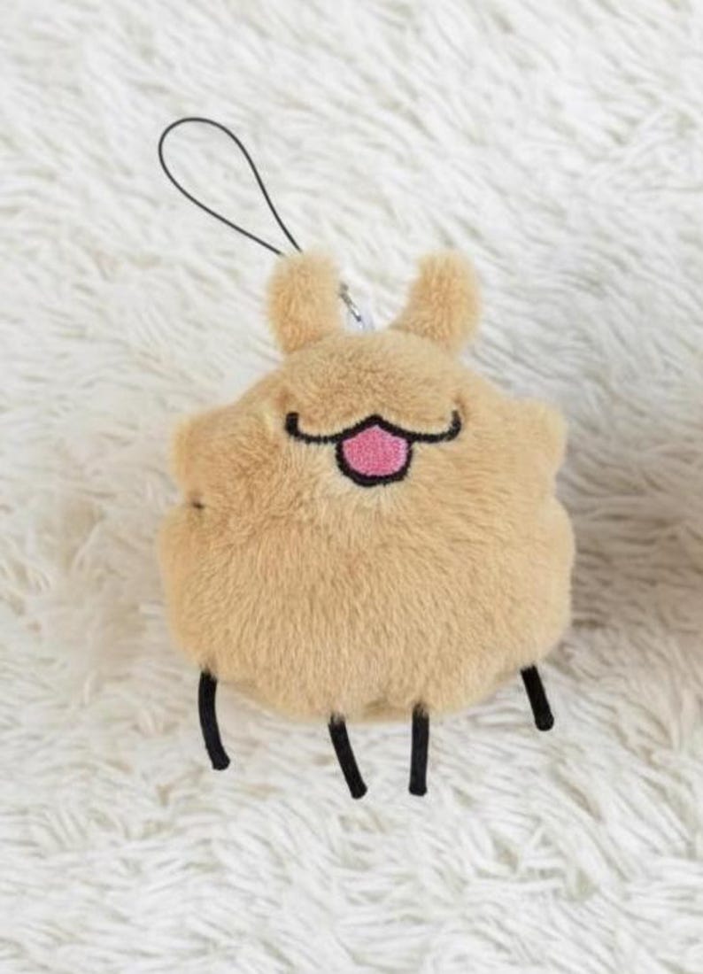 Hollow Knight Silksong Flea Dog Plush Keychain, Cute Chirping Plush Toy ...