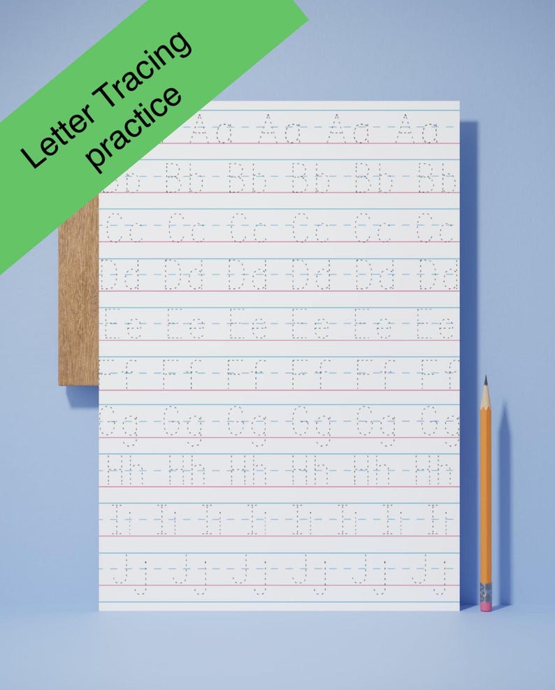 Alphabet Tracing Booklet | ABC Writing Practice (digital Download) - Etsy