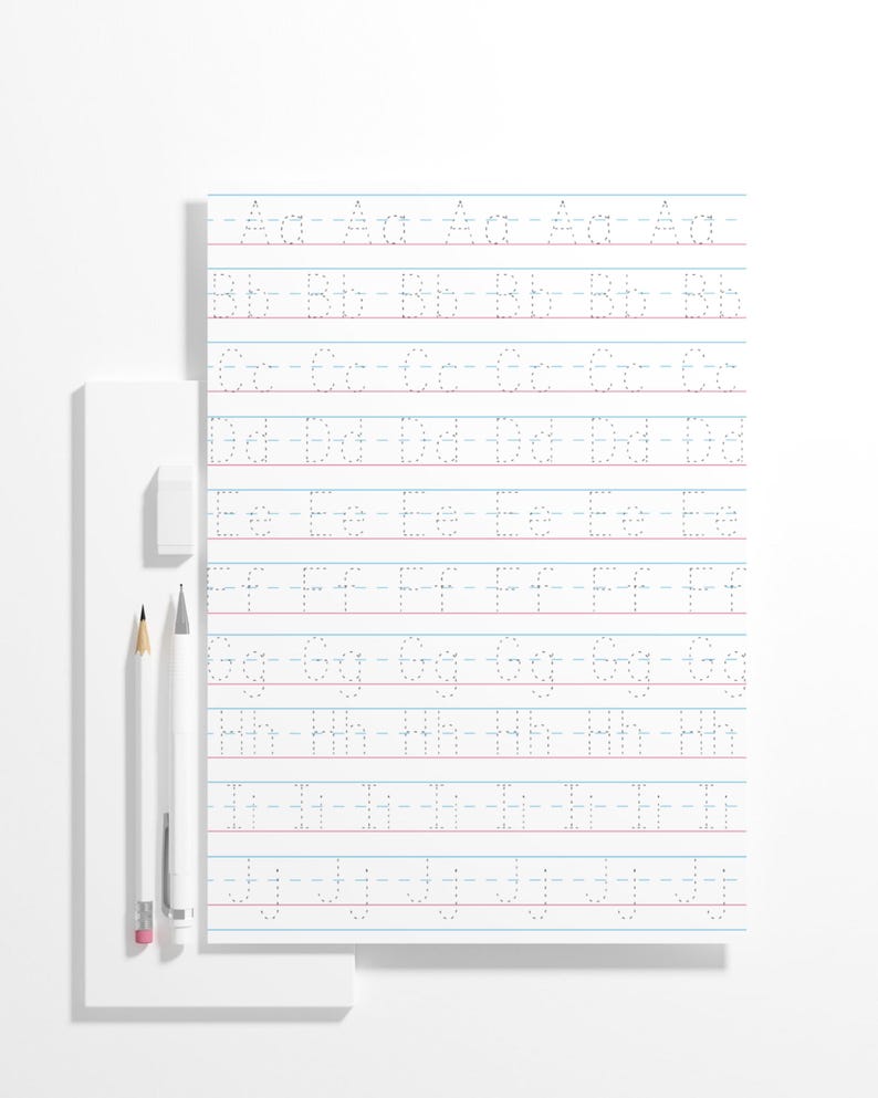 Alphabet Tracing Booklet | ABC Writing Practice (digital Download) - Etsy