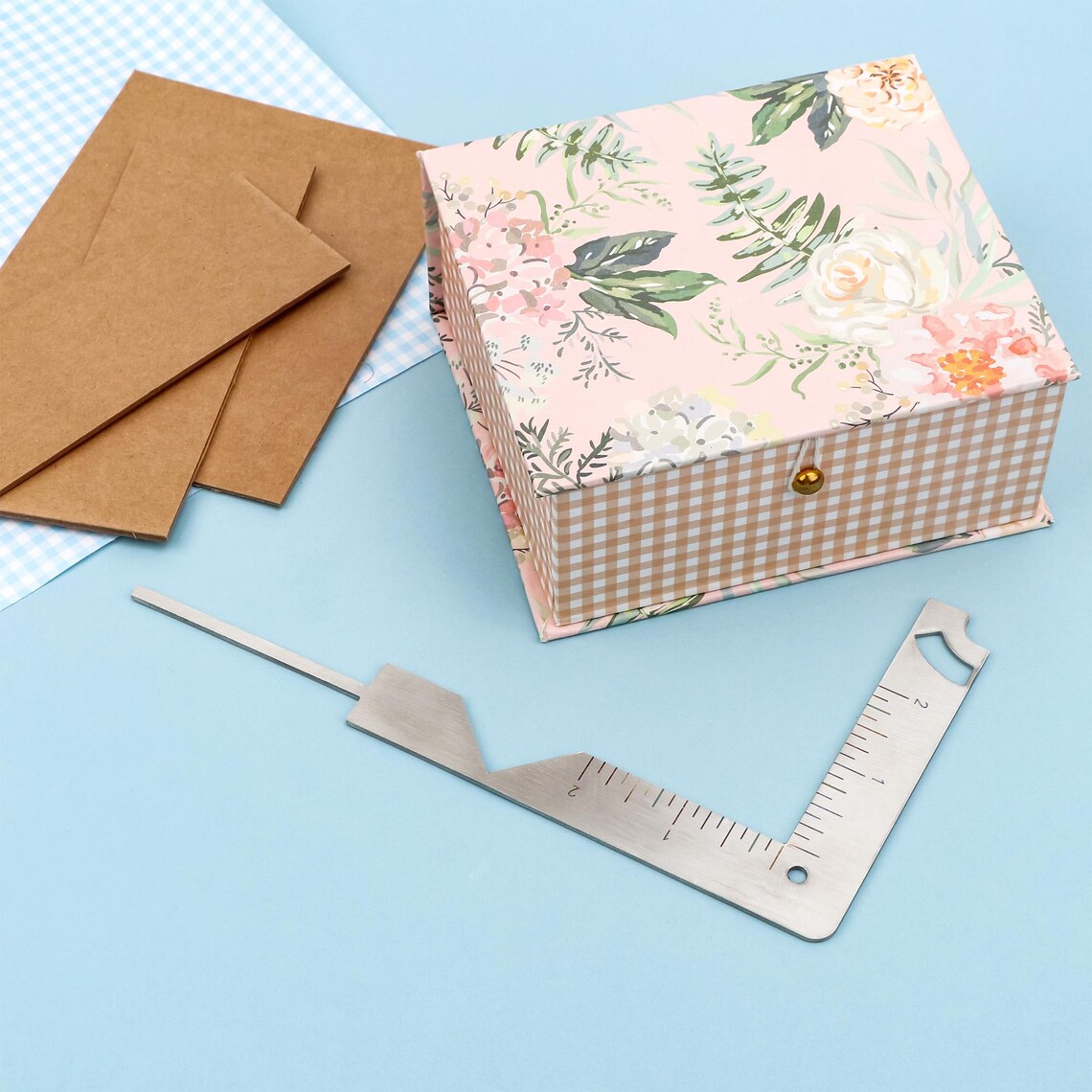 5-in-1 Bookbinding Ruler Guide: DIY Book Cover Tool - Etsy