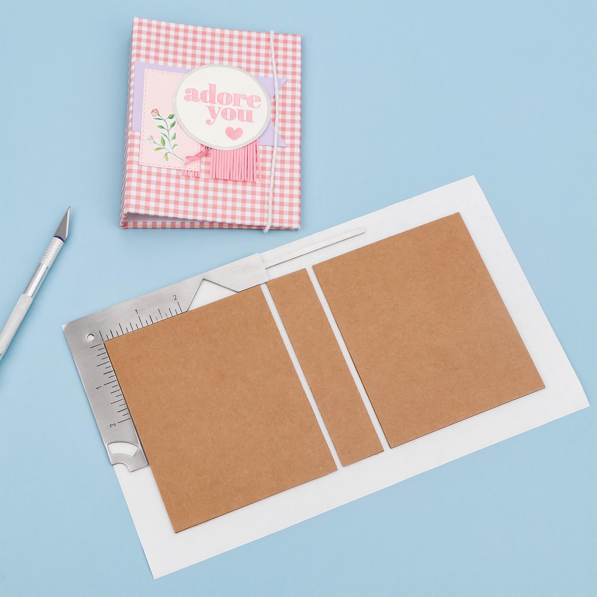 5-in-1 Bookbinding Ruler Guide: DIY Book Cover Tool - Etsy