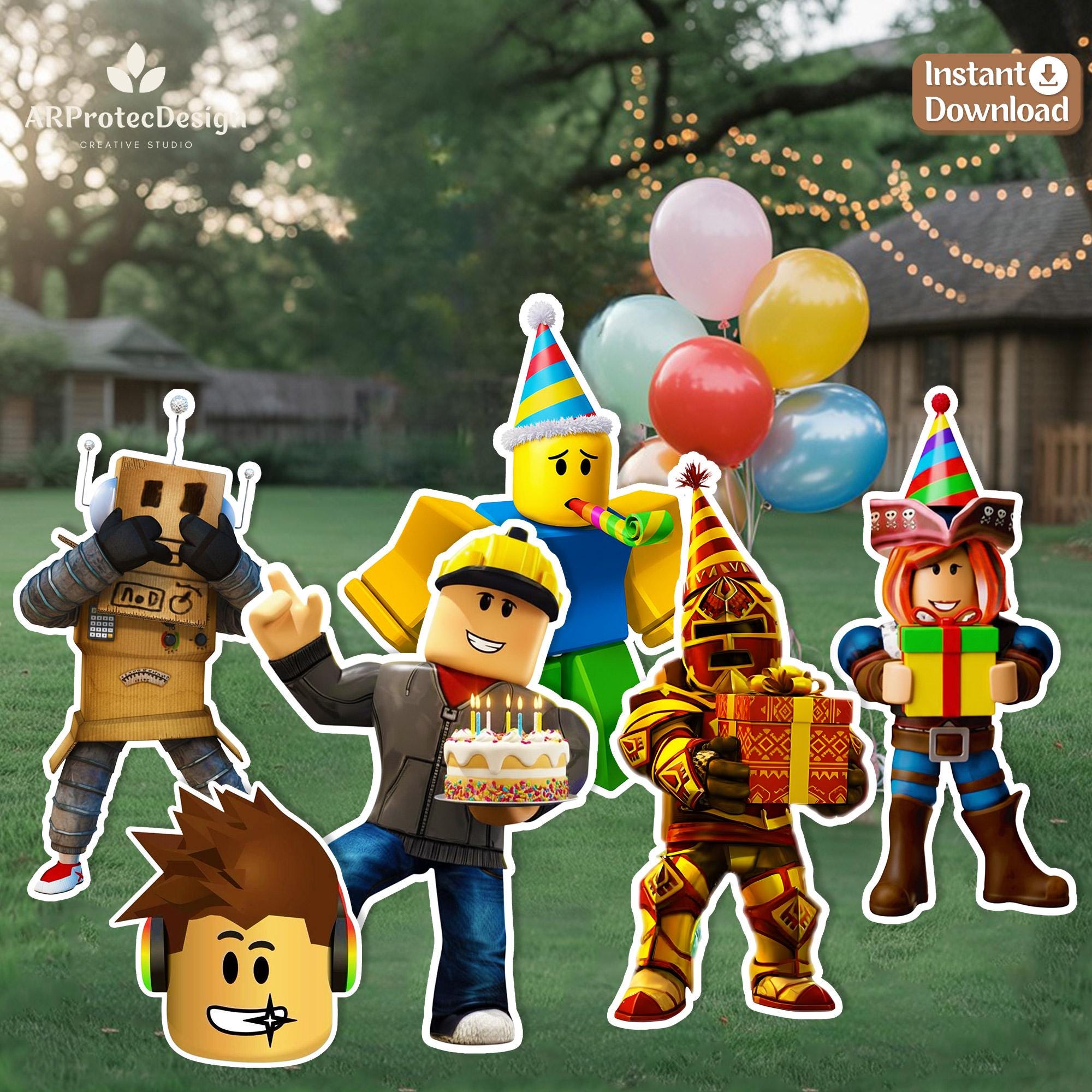 Video Game Boy Birthday Cut Out: Party Centerpiece Decor (digital ...