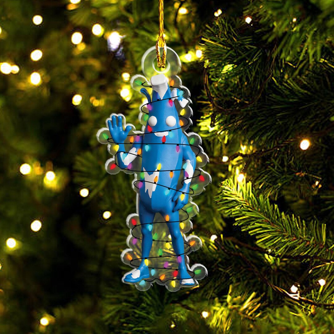 Polar Peely Battle Royale Christmas Ornament 2025, Cute Video Game ...