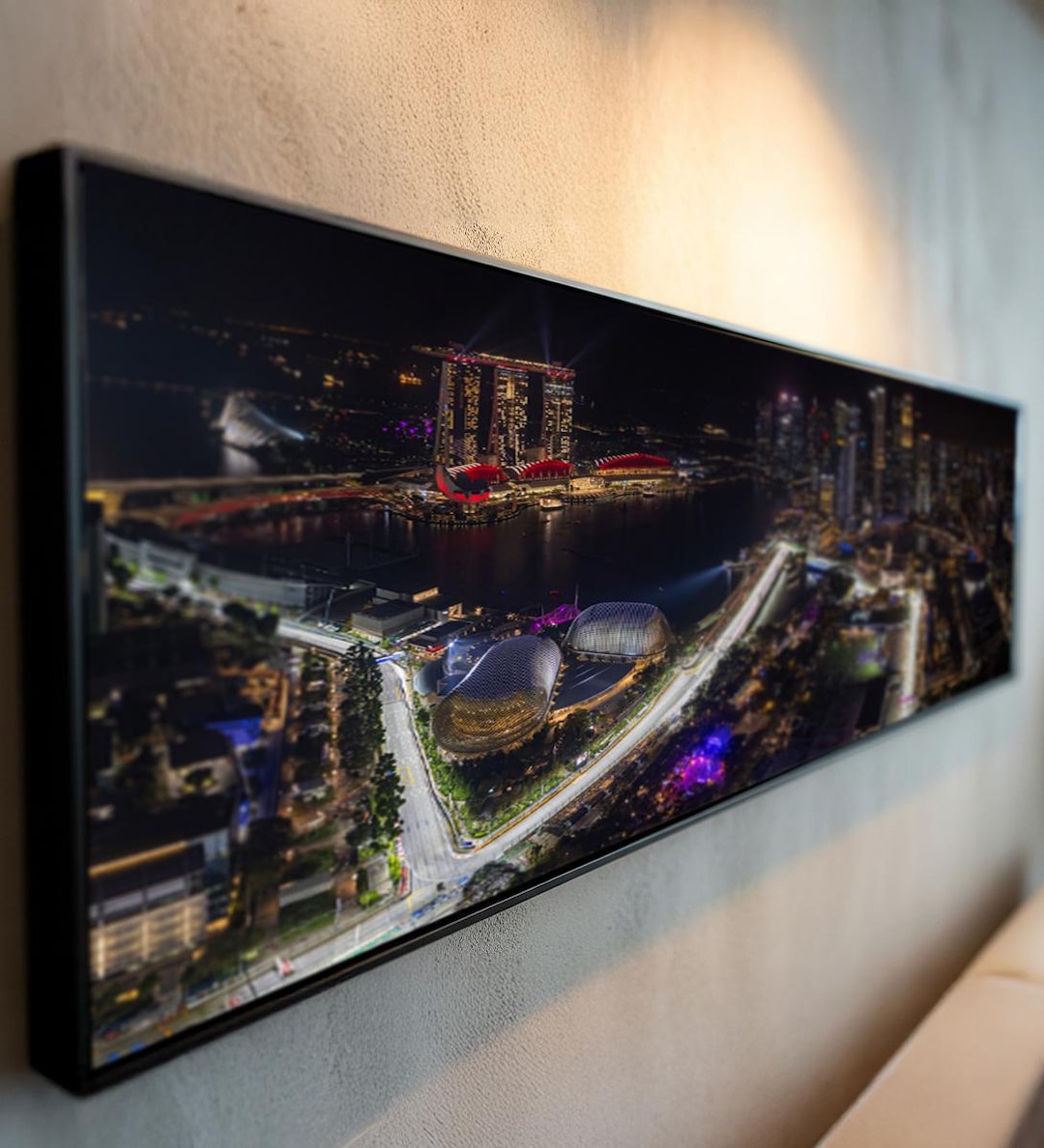 Singapore F1 Grand Prix Panoramic Print: Night Marina Bay Street ...