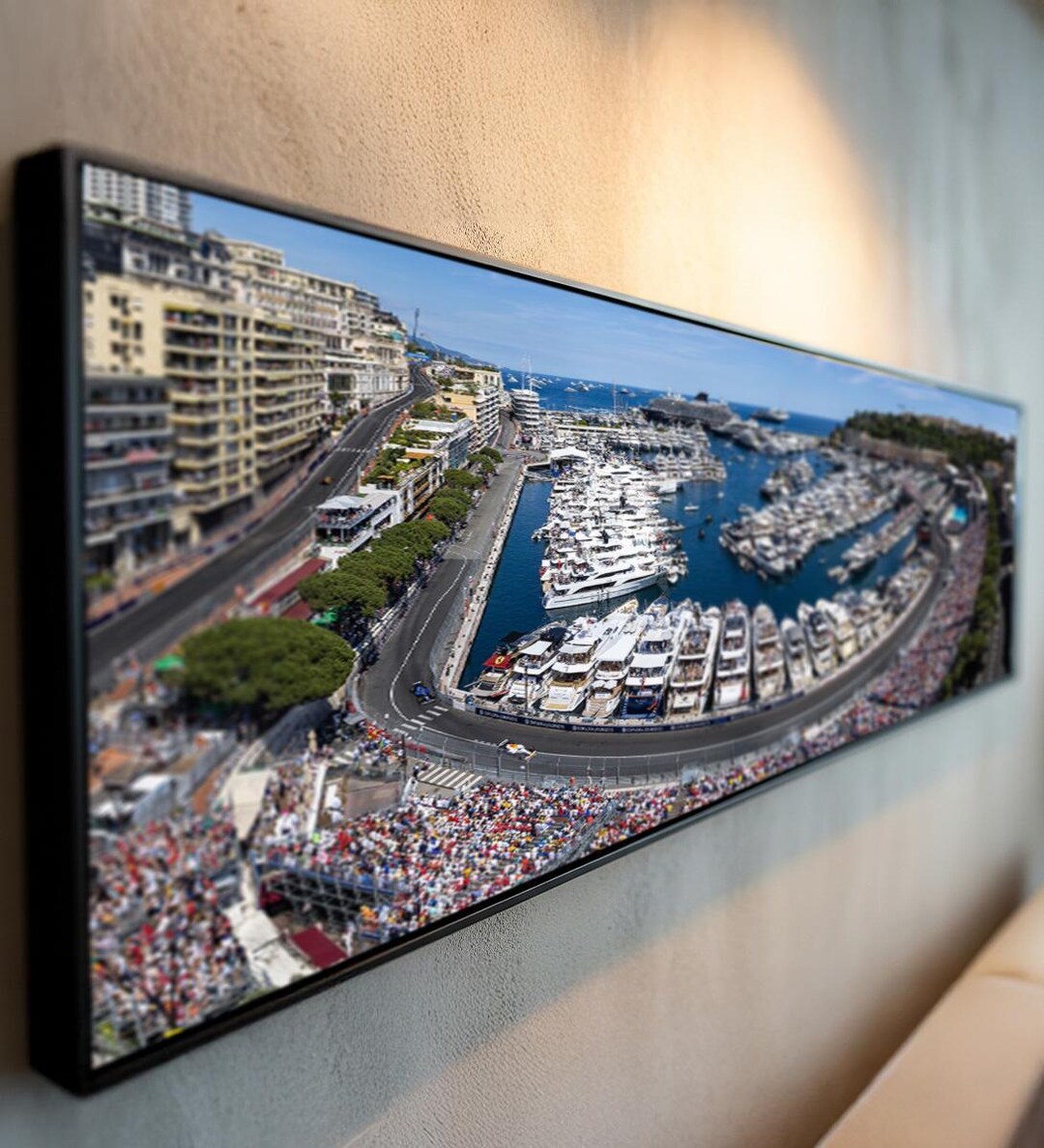 Monaco F1 Grand Prix Panoramic Print: Circuit De Monaco and Port ...